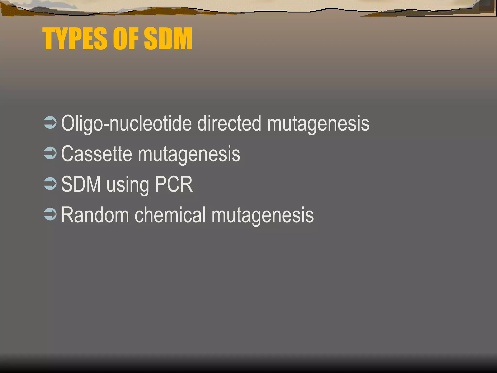 SITE DIRECTED MUTAGENESIS.HARIS | PPT