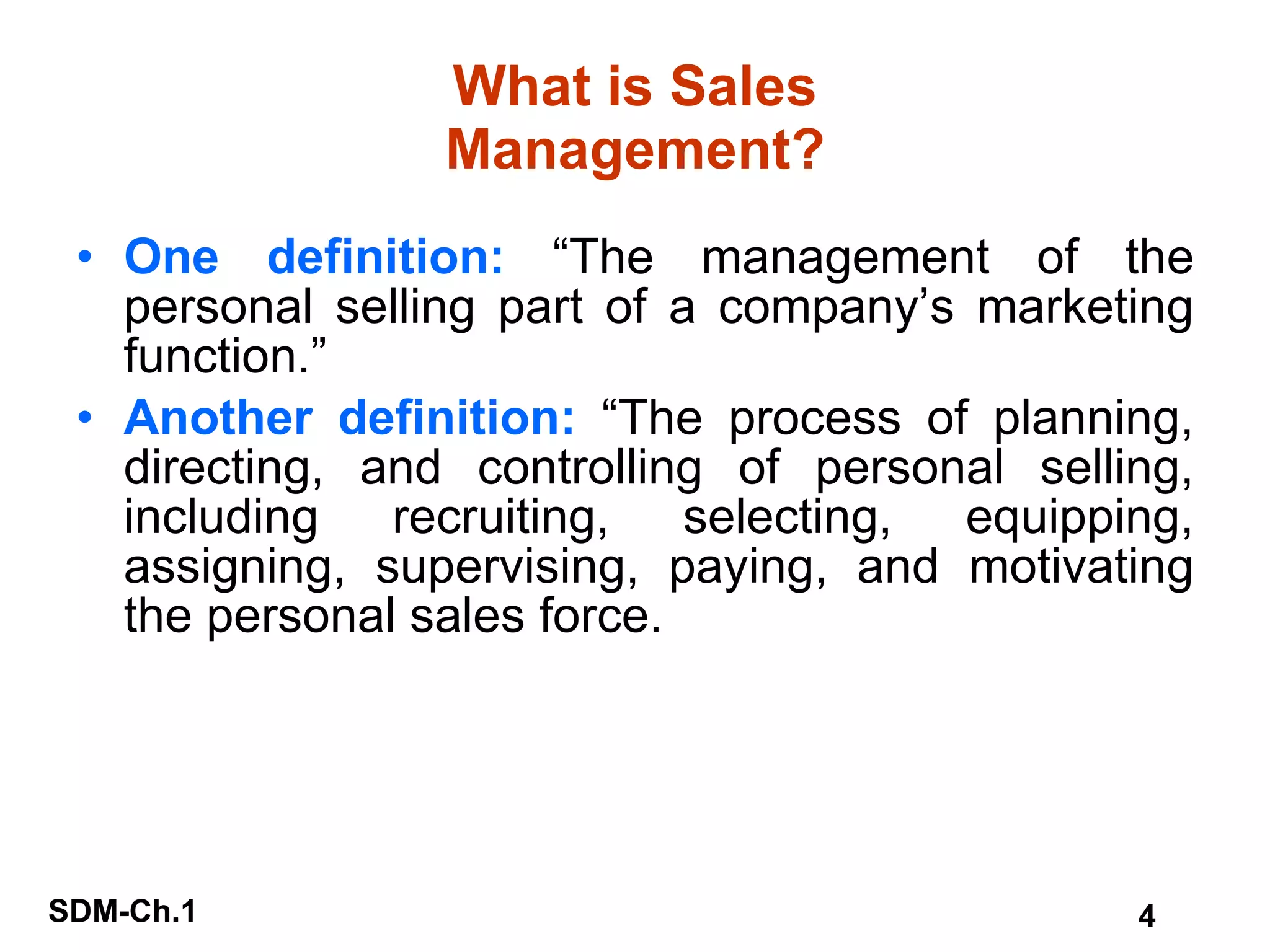 Sdm ch 1 - MBA DSU 3rd SEM | PDF