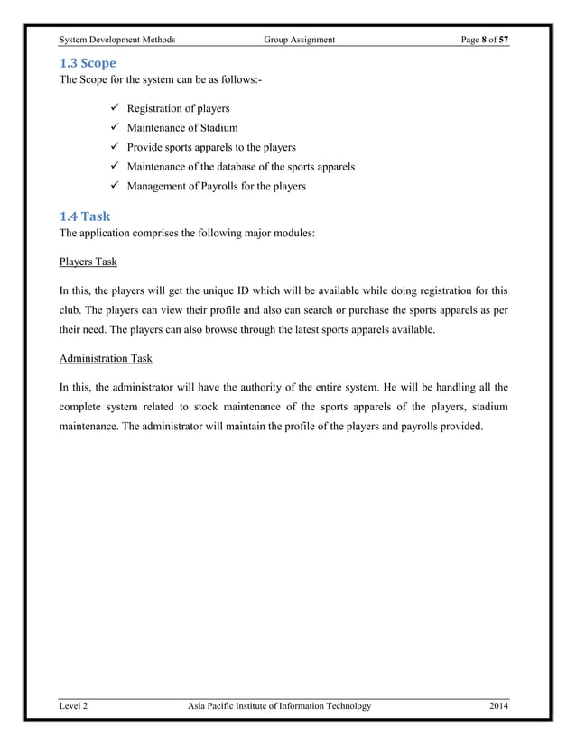 AUTOMATED FOOTBALL MANAGEMENT SYSTEM | DOCX