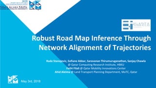 Kharita: Robust Road Map Inference Through Network Alignment of Trajectories | PPT