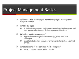 ICT Project Management | PPT