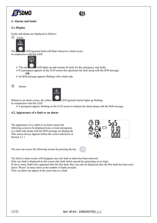 Sdmo mics-nexys-control panel-manual | PDF | Graphics Software ...