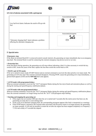 Sdmo mics-nexys-control panel-manual | PDF