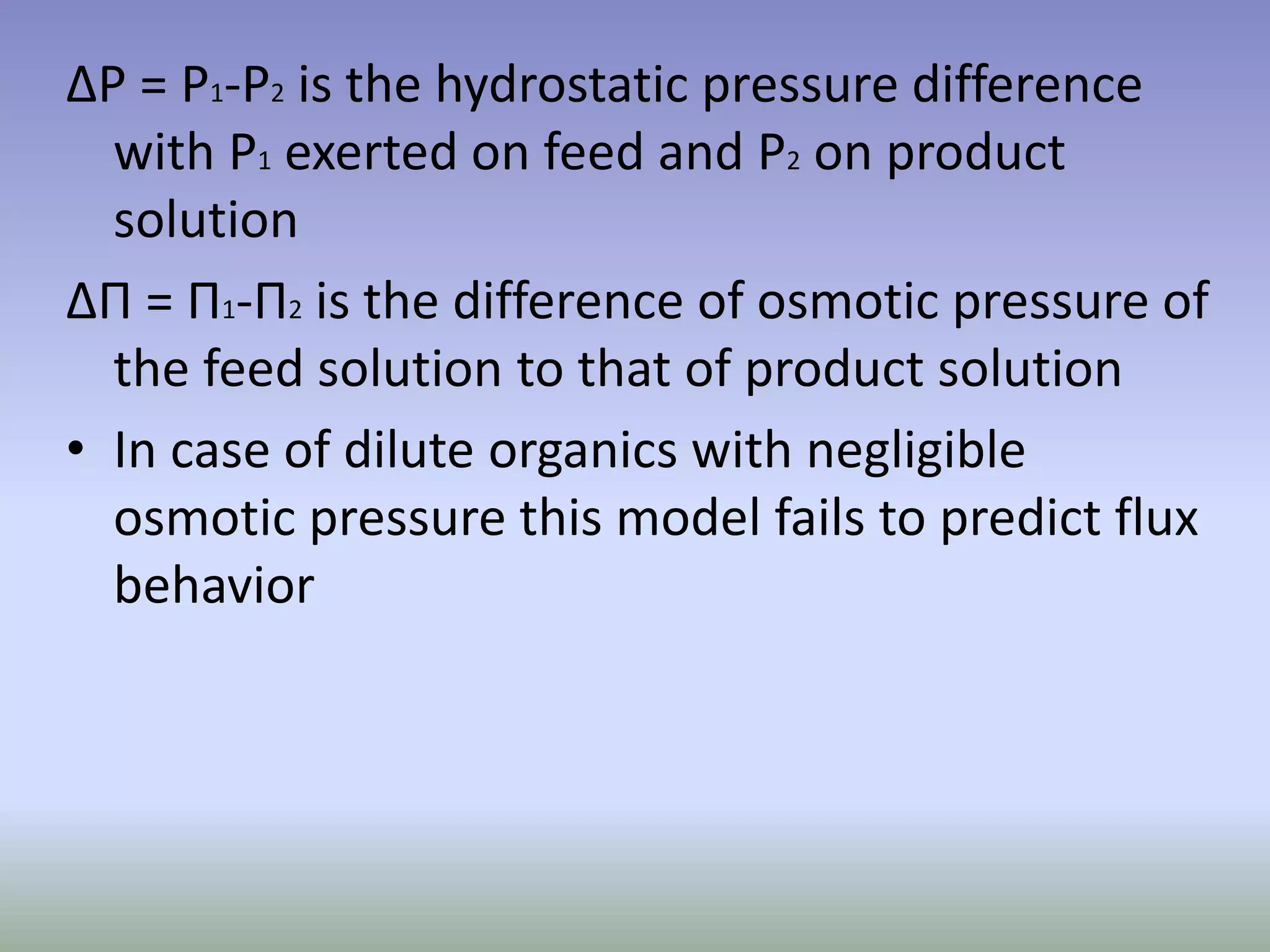 Solution Diffusion Model in Membrane Technology | PPTX | Chemistry ...
