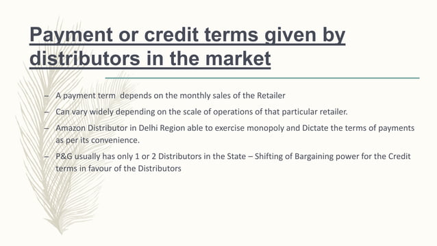 Distribution structure of proctor and gamble | PPTX