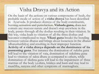 Knowledge of Visha(Poisons)Upvisha(Low grade/Sub poisons)Minerals ...