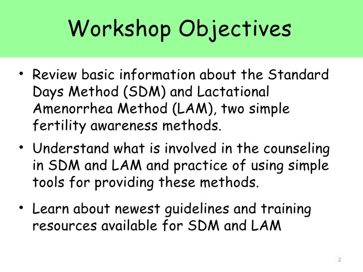 Workshop Objectives • Review basic
