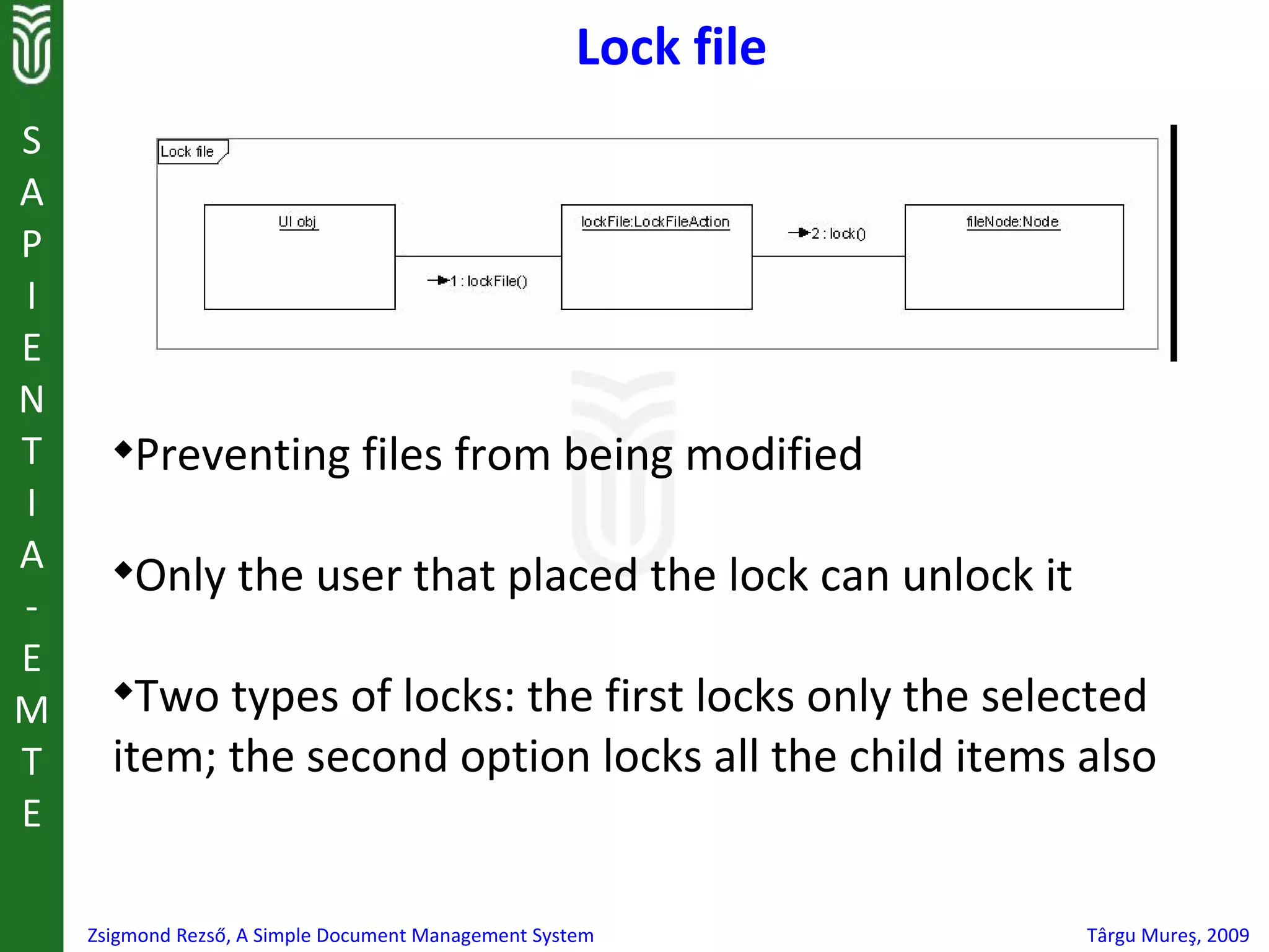 sDMS, a simple Document Management System | PPT