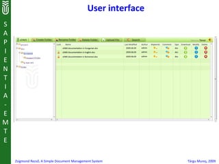 sDMS, a simple Document Management System | PPT