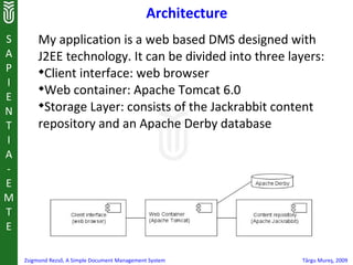 sDMS, a simple Document Management System | PPT