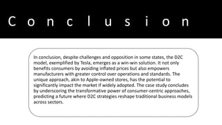 Sales and distribution management -Telsa's Direct Distribution Approach ...