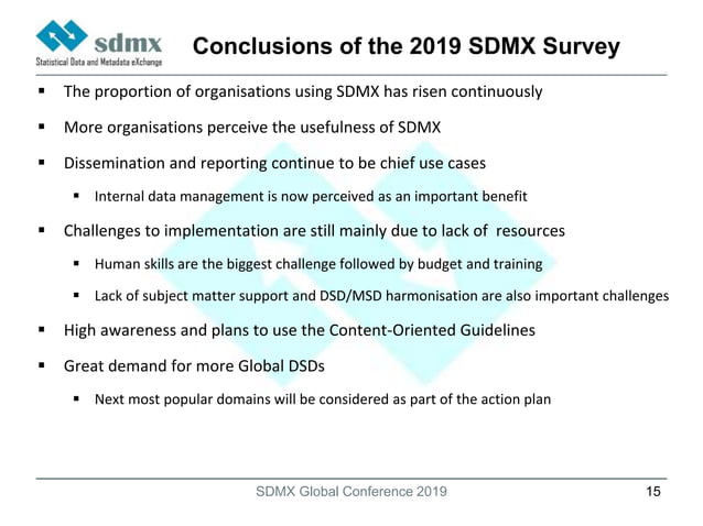 SDMX-implementation-status.pptx presentation | PPT