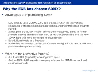 2016 SDMX Experts meeting, Implementing SDMX standards from production ...