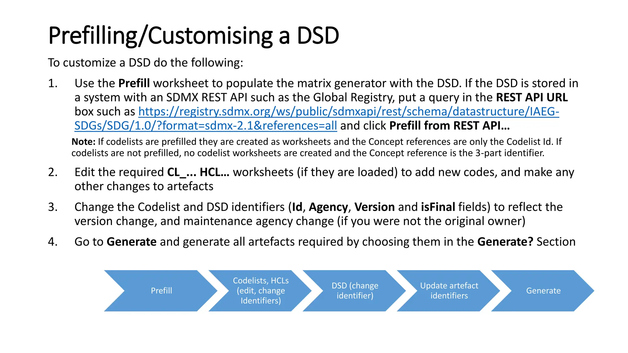 Sdmx Matrix Generator User Guidepptx Presentation Ppt