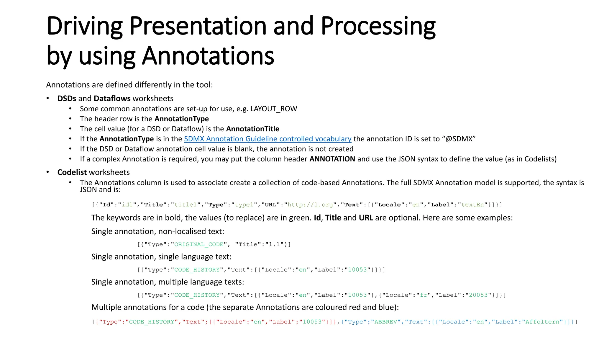 SDMX Matrix Generator User Guide.pptx presentation | PPTX