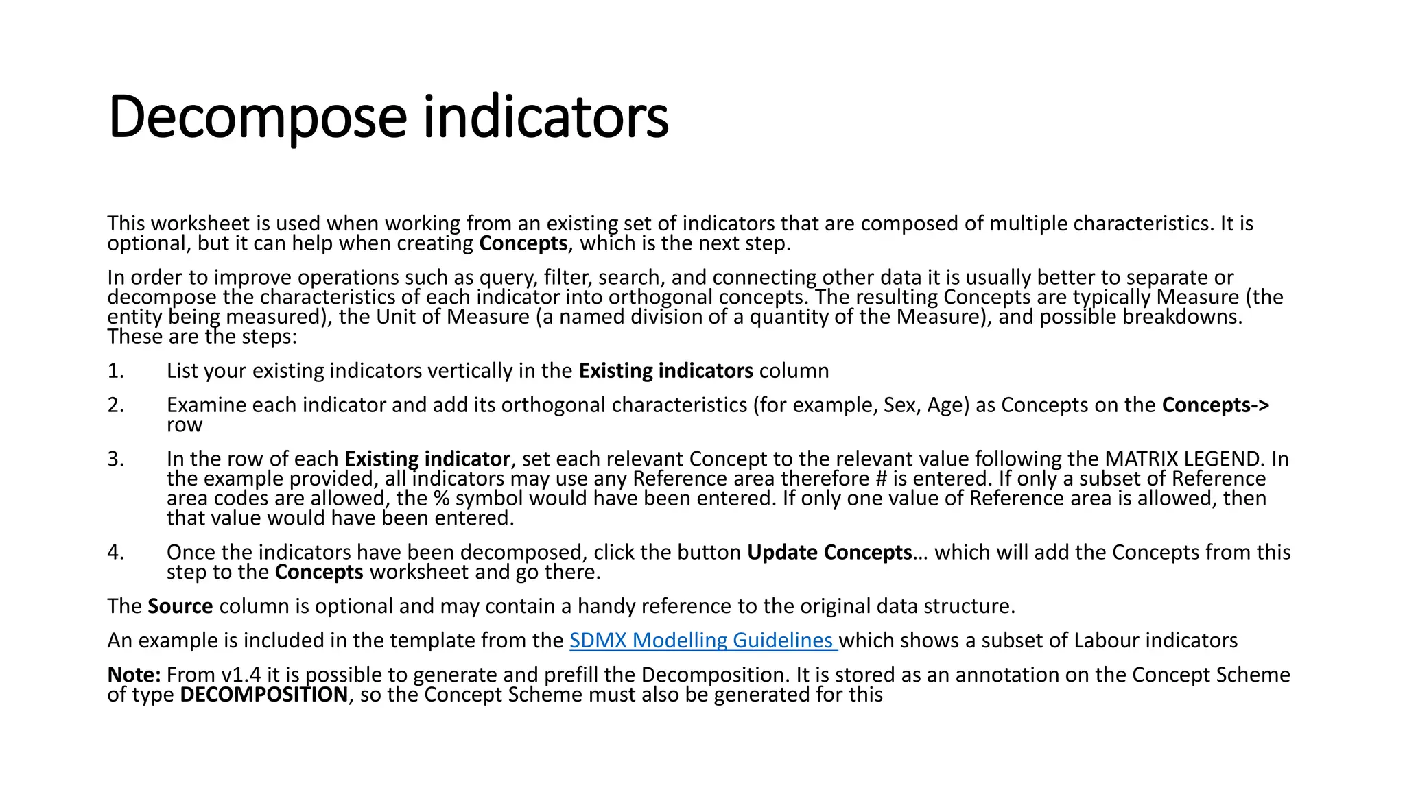 SDMX Matrix Generator User Guide.pptx presentation | PPTX