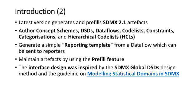SDMX Matrix Generator User Guide.pptx presentation | PPT