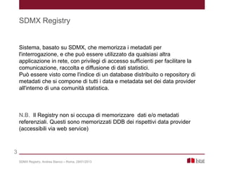 A. Stanco - SDMX Registry | PPTX