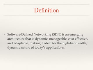 SDN 101 | PPT