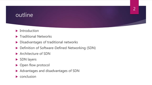 Software Defined Network Sdn Pptx Computer Networking Computing