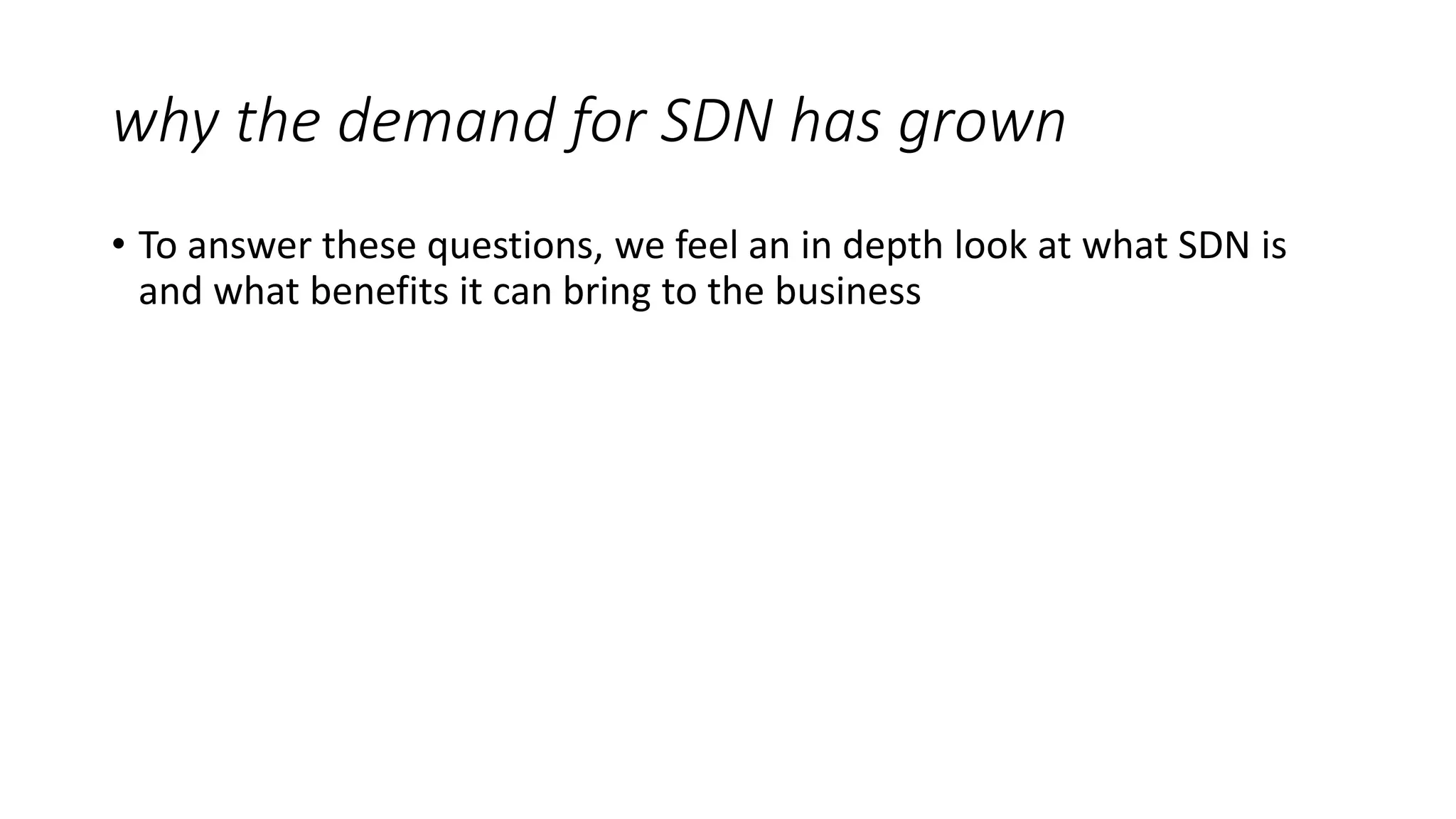 Software Defined Network Pptx Computer Networking Computing