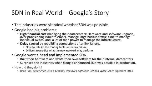 Software Defined Network Ppt 