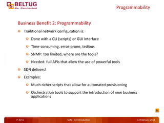 SDN - A 15 Minute Introduction | PPT