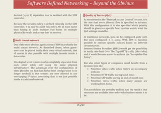 SDN - beyond the obvious | PPT