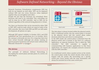 SDN - beyond the obvious | PPT