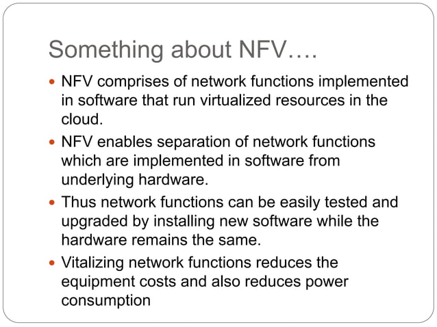 SDN( Software Defined Network) and NFV(Network Function Virtualization) for Internet of Things ...