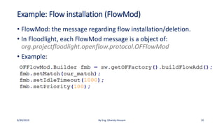 SDN applications with floodlight | PDF