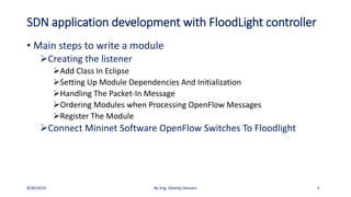 SDN applications with floodlight | PDF