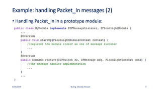 SDN applications with floodlight | PDF
