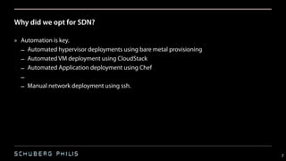 SDN at schuberg philis | PPT