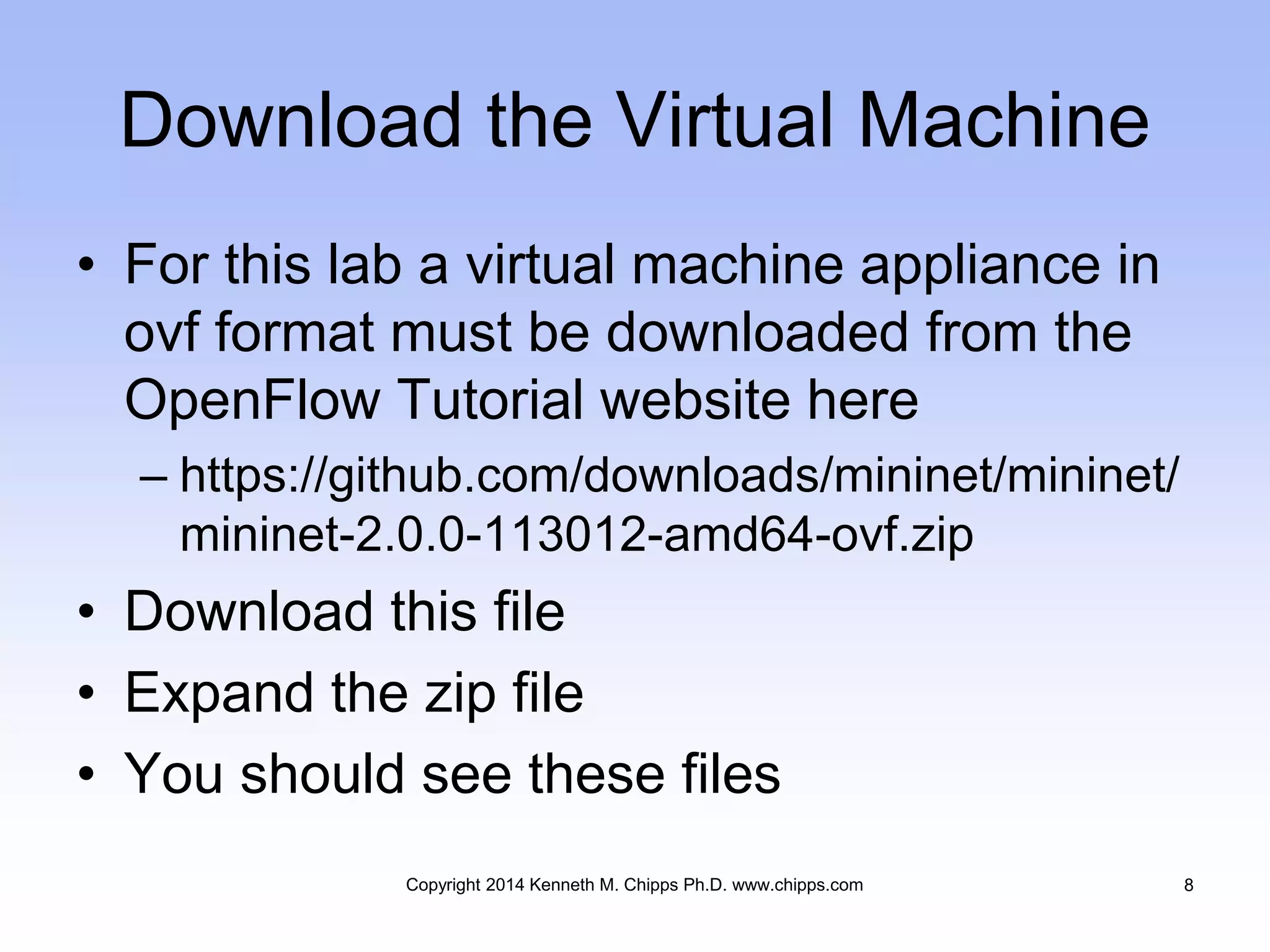 Sdn command line controller lab | PPTX