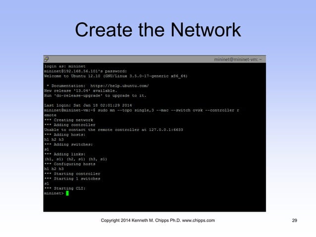 Sdn command line controller lab | PPT