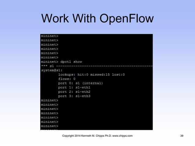Sdn command line controller lab | PPT