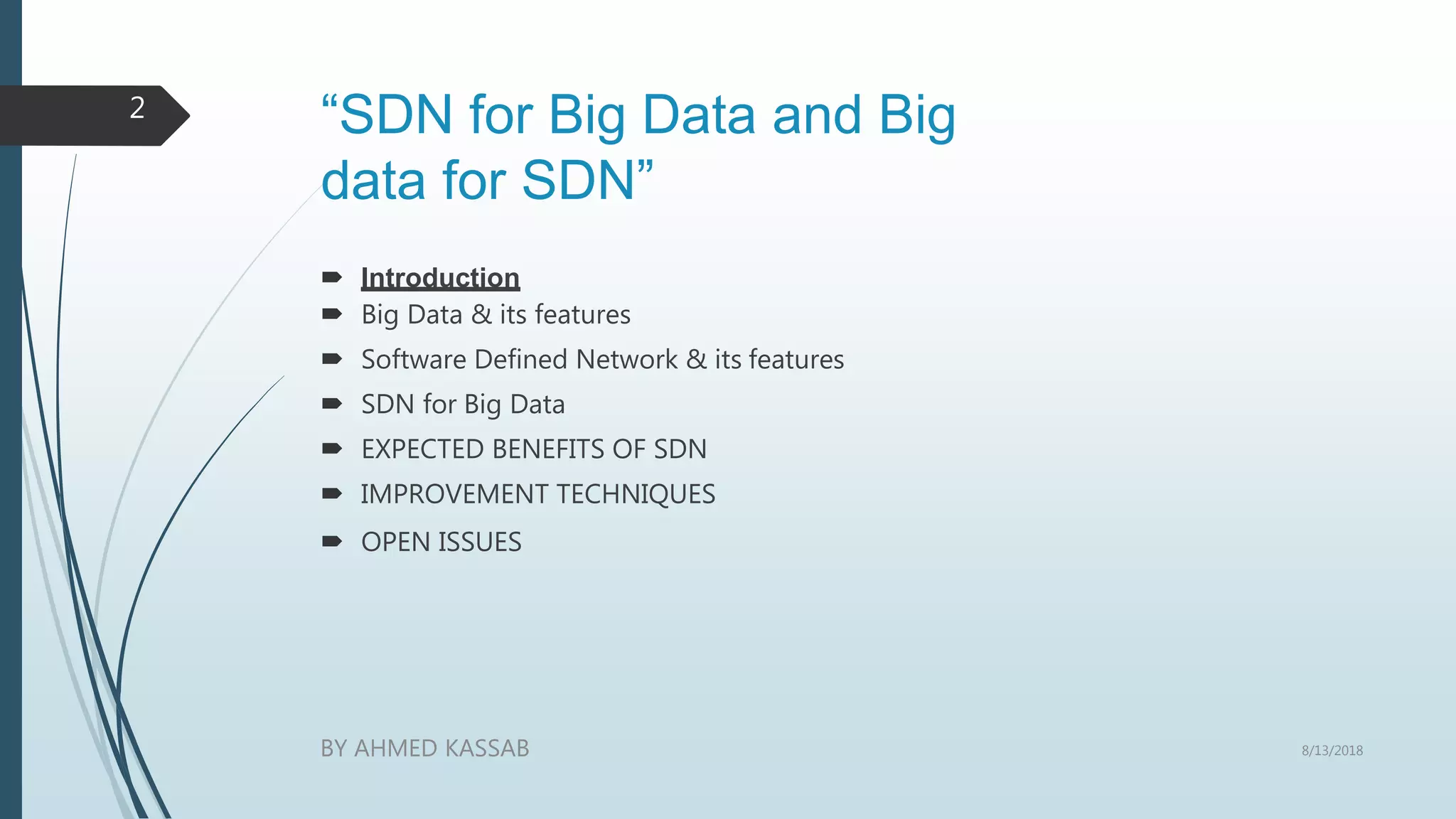Sdn in big data | PPTX