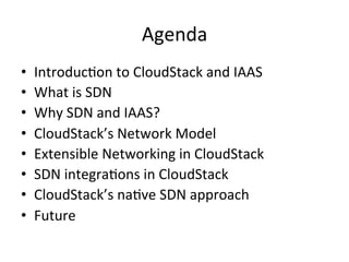 SDN in Apache CloudStack (ApacheCon NA 2013) | PPT