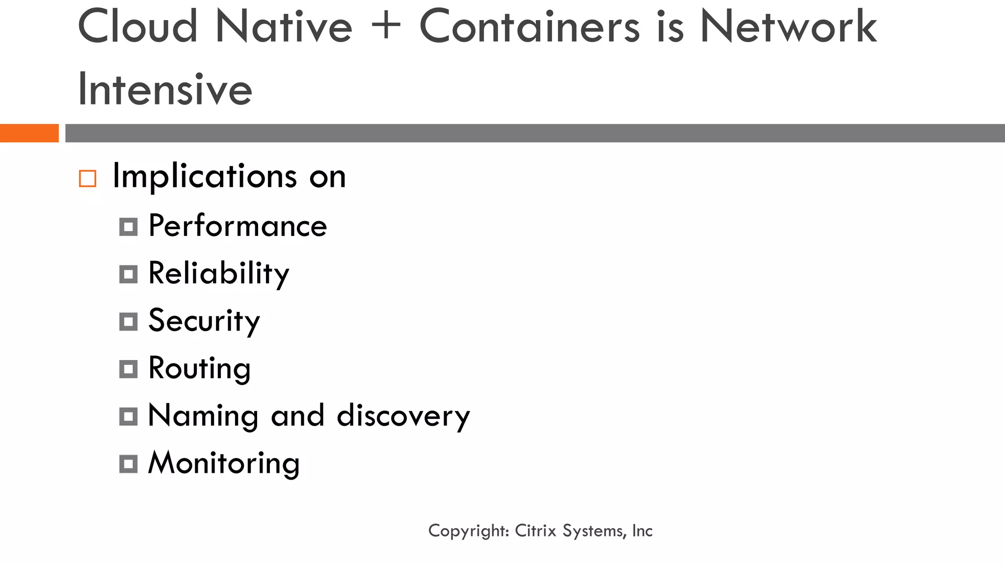 Load Balancing For Containers And Cloud Native Architecture Ppt