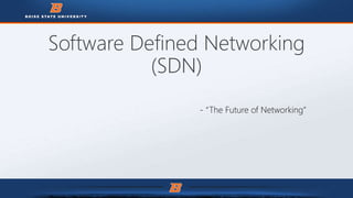 Software Defined networking (SDN) | PPT