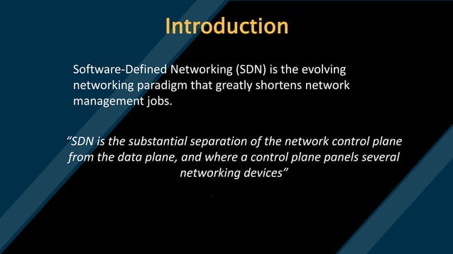 Sdn Multi Controller Domainpptx Computer Networking Computing