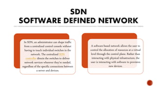 Sdn Networking | PPTX | Computer Networking | Computing