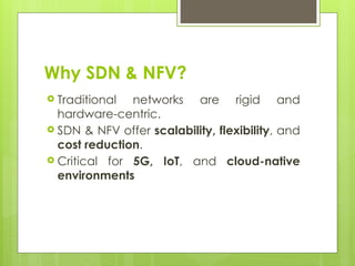 SDN NFV PERIYAR MANIAMMAI UNIVERSITY software defined networks and network function ...