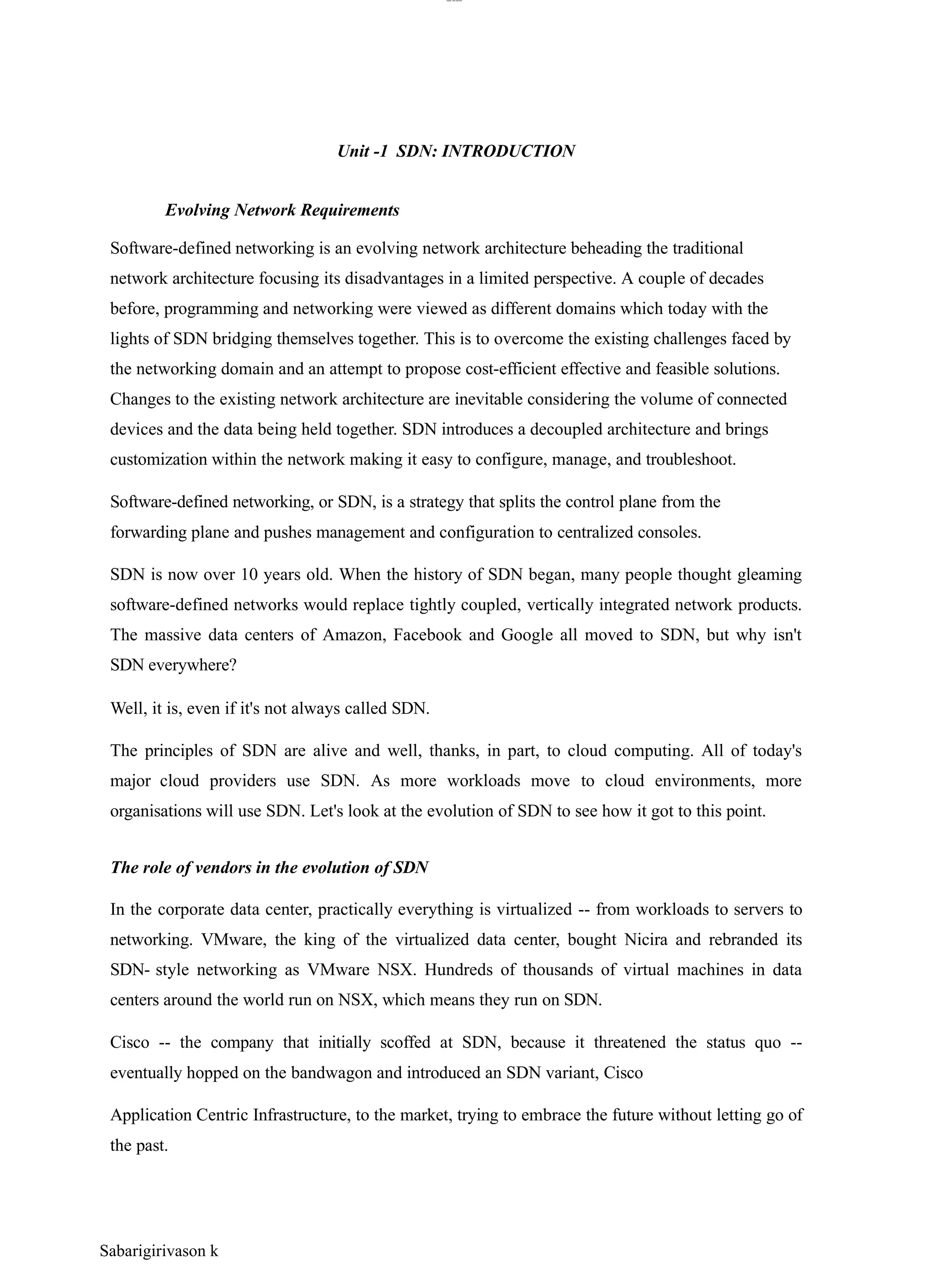 SDN NOTES (2).pptx for engineering students | PPTX