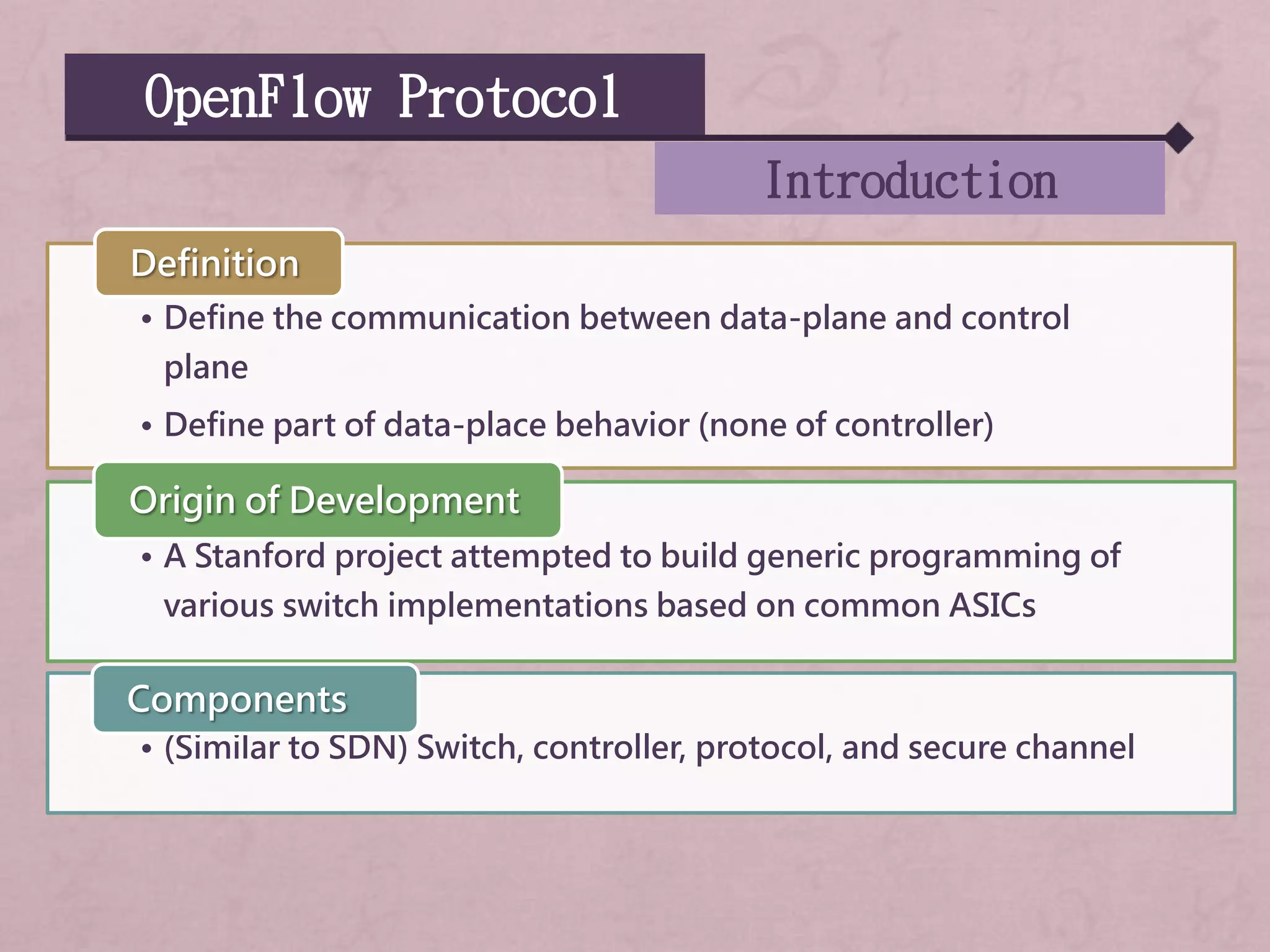 SDN, OpenFlow, NFV, and Virtual Network | PPT
