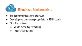 SDN Programming with Go | PPT