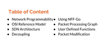 SDN Programming with Go | PPT