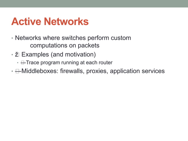 Software Defined Network - SDN | PPTX | Computer Networking | Computing