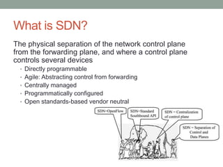 Software Defined Network - SDN | PPTX